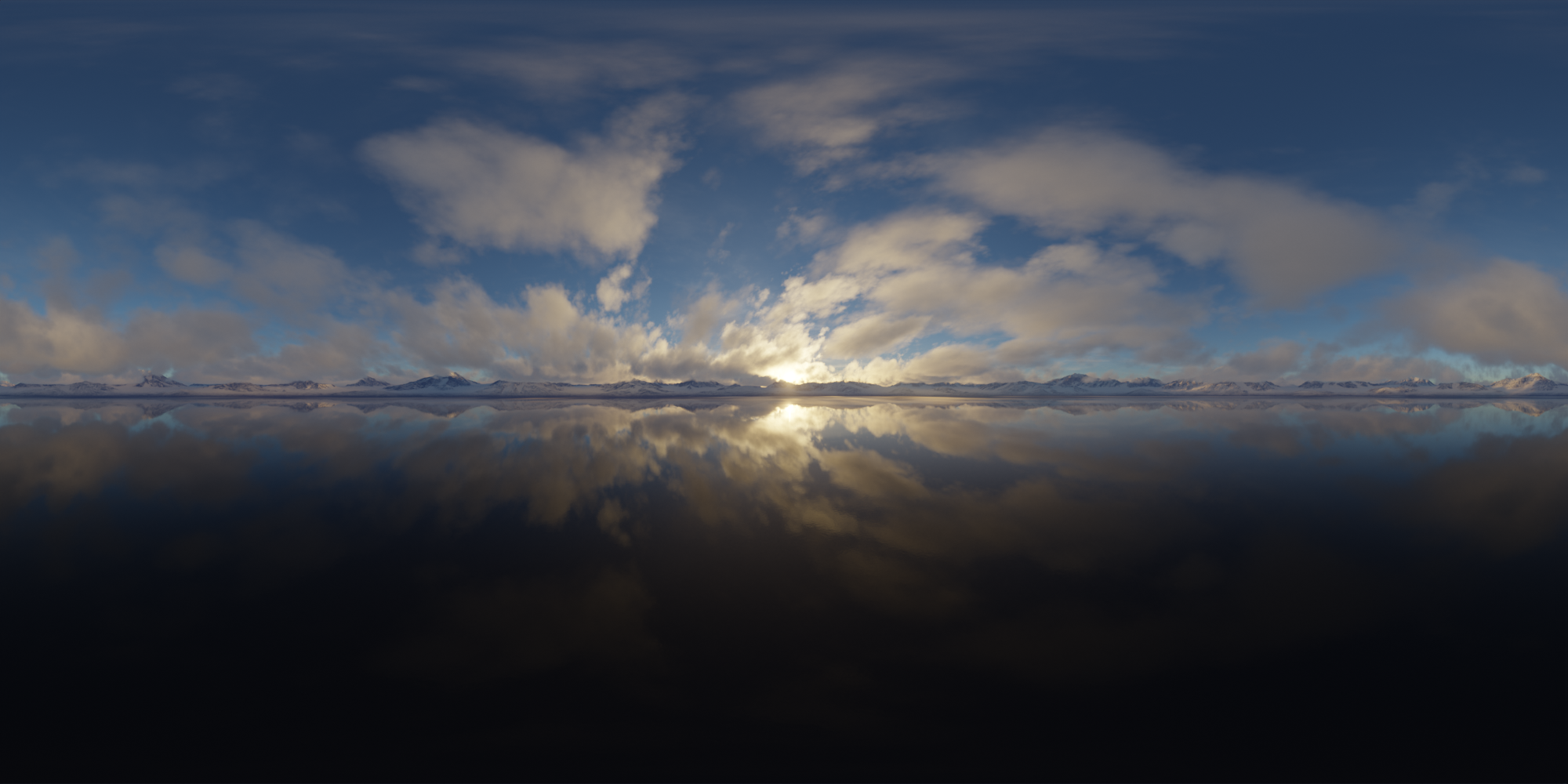 Aerial Dramatic Sunset | FREE Landscapes HDRis | BlenderKit