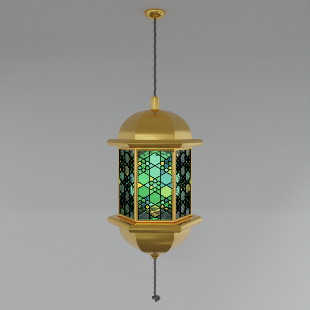 Glass Lamp | FREE 3D Ceiling Light models | BlenderKit