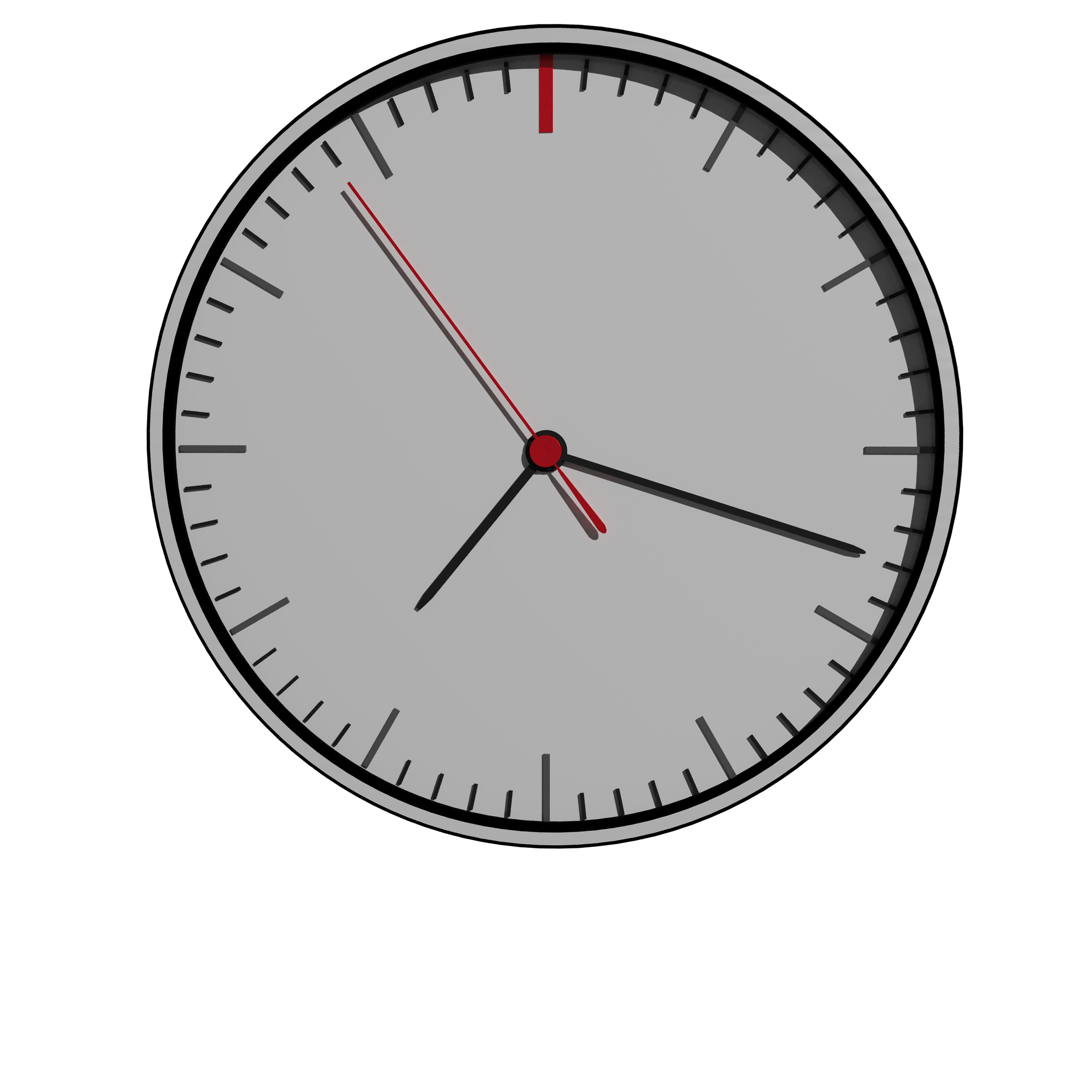 Minimal clock | FREE Clocks models | BlenderKit