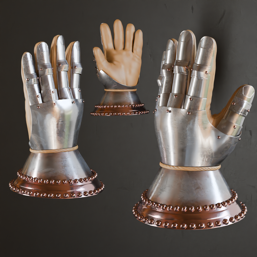 MK HandArmor 006 | Historical Weapons models | BlenderKit
