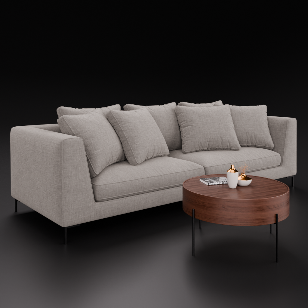 Sofa Charles Large | Sofas models | BlenderKit