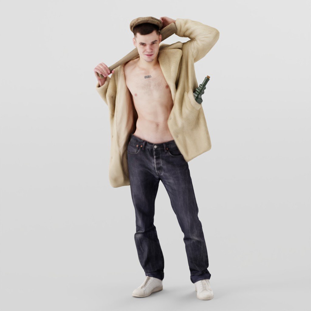 Stylish Bully | Men models | BlenderKit