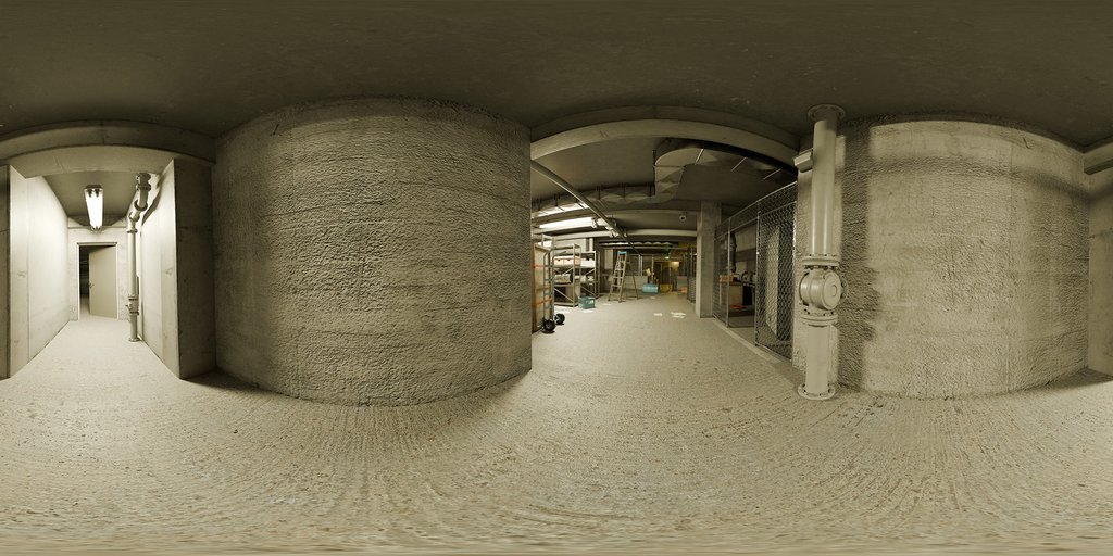 Industrial Basement HDRI | FREE Residential HDRis | BlenderKit