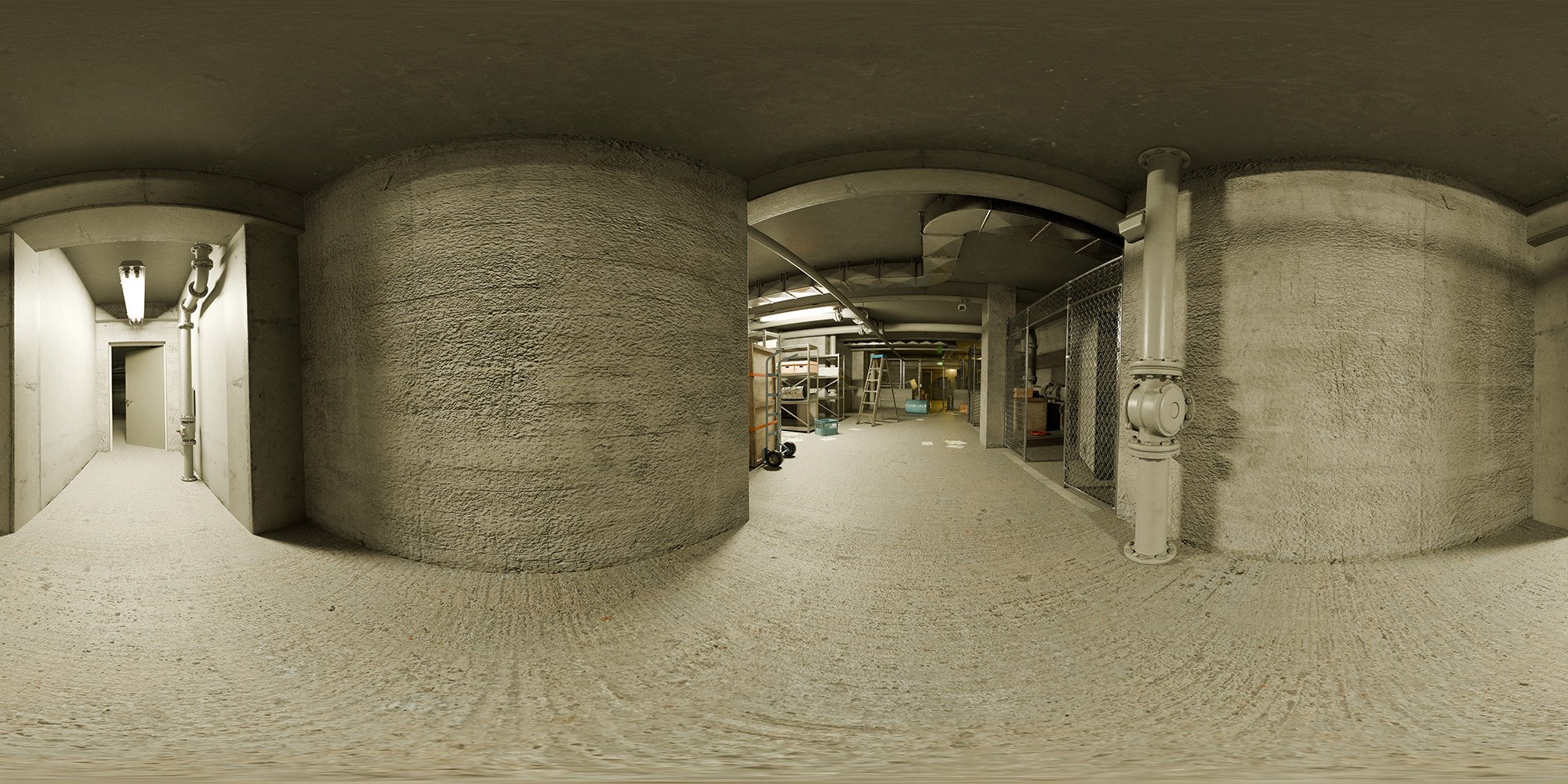 Industrial Basement HDRI | FREE Residential HDRis | BlenderKit