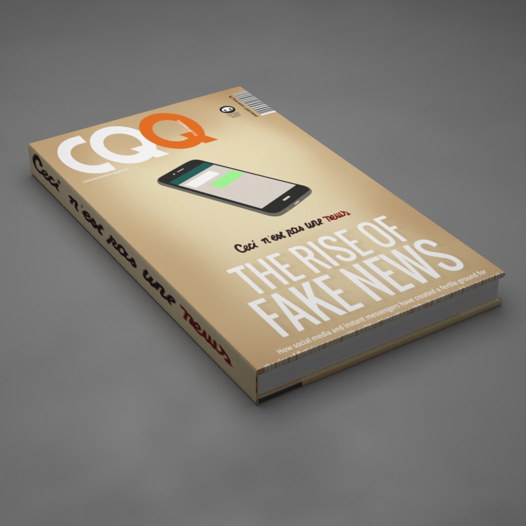 Thick Cover Megazine With Mobile | Books models | BlenderKit