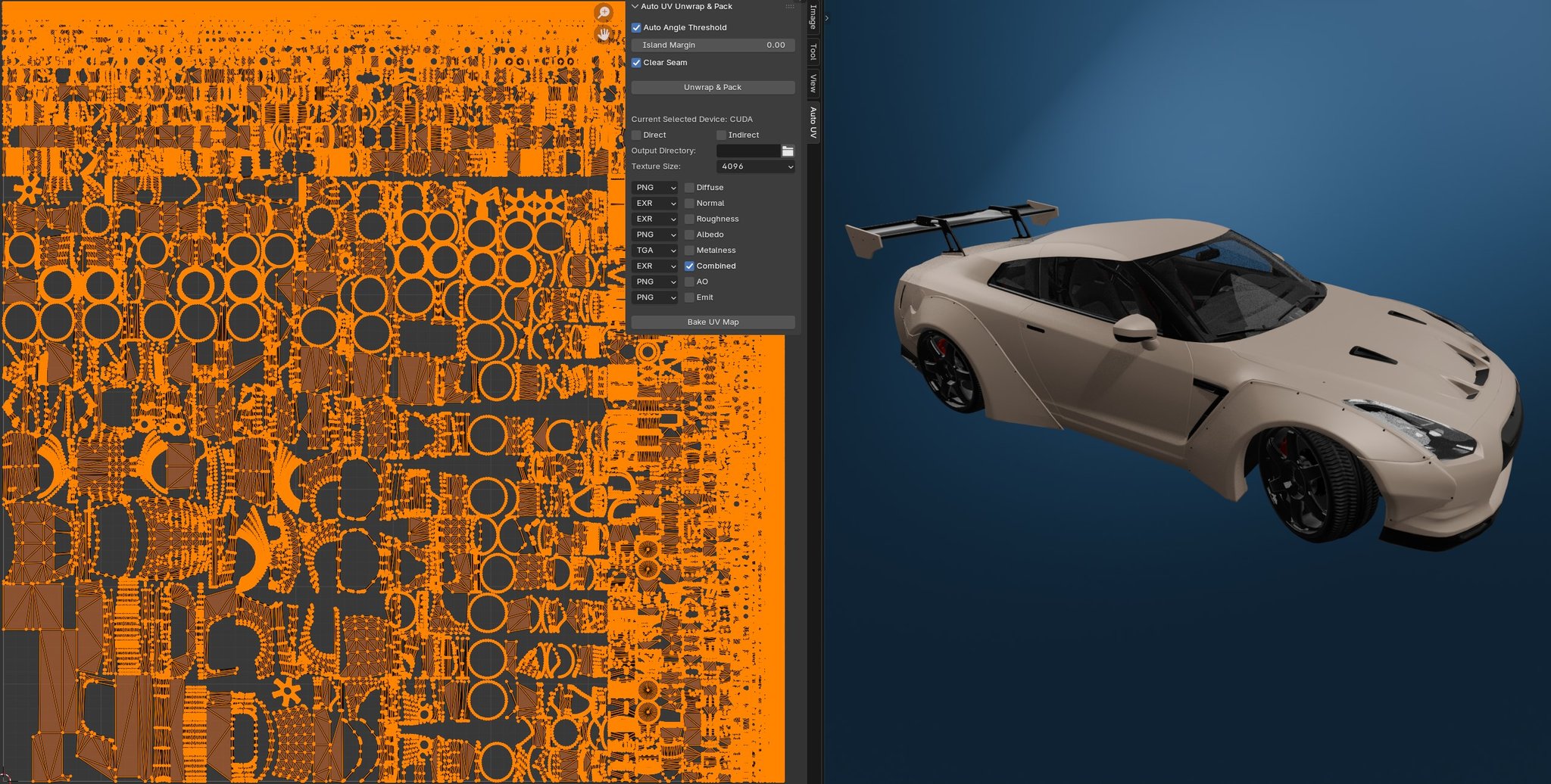 Auto UV Unwrap & Pack 2.0: Seamless UV Mapping | UV add-ons | BlenderKit