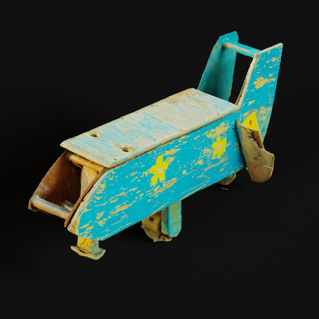 Old children's swings "Airplane" | FREE Playgrounds models | BlenderKit