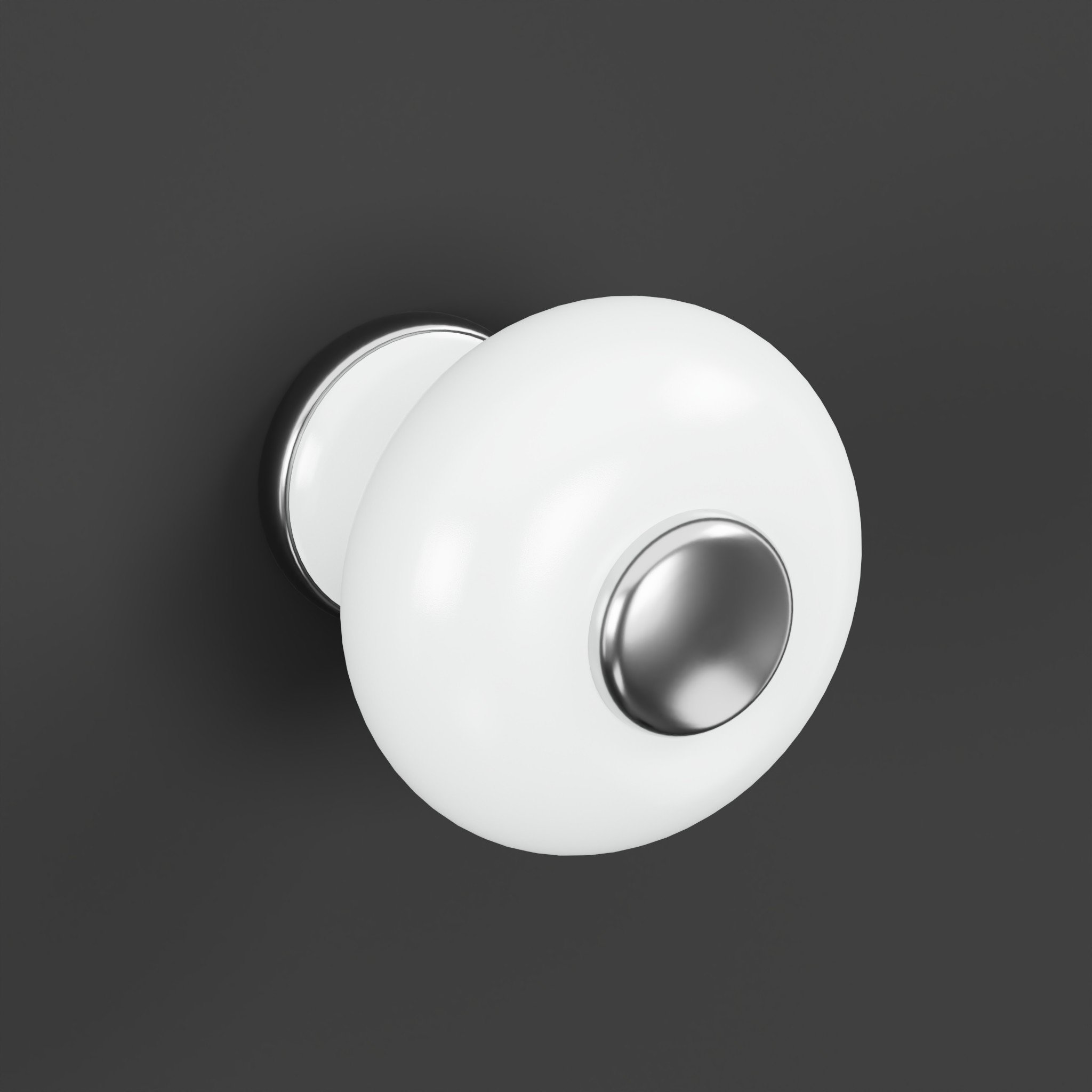 IKEA Hishult Porcelain Knob 3 cm | Kitchen Faucets models | BlenderKit