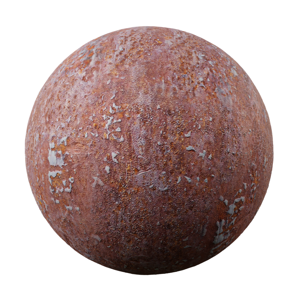 Rusted Red Metal | FREE 3D metal materials | BlenderKit