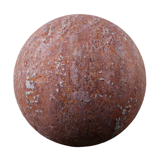Rusted Red Metal | FREE metal materials | BlenderKit