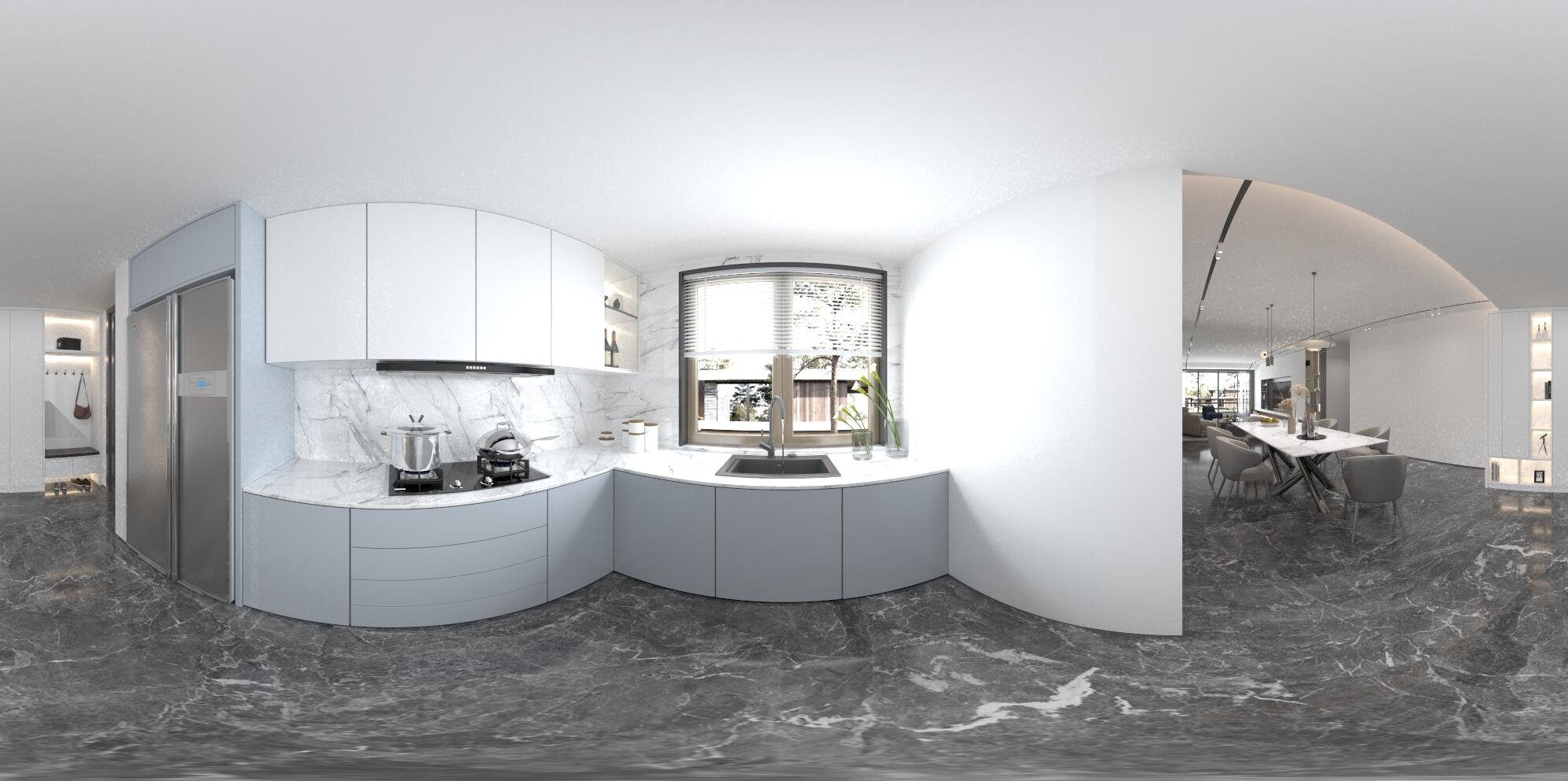 Kitchen | Interiors HDRis | BlenderKit