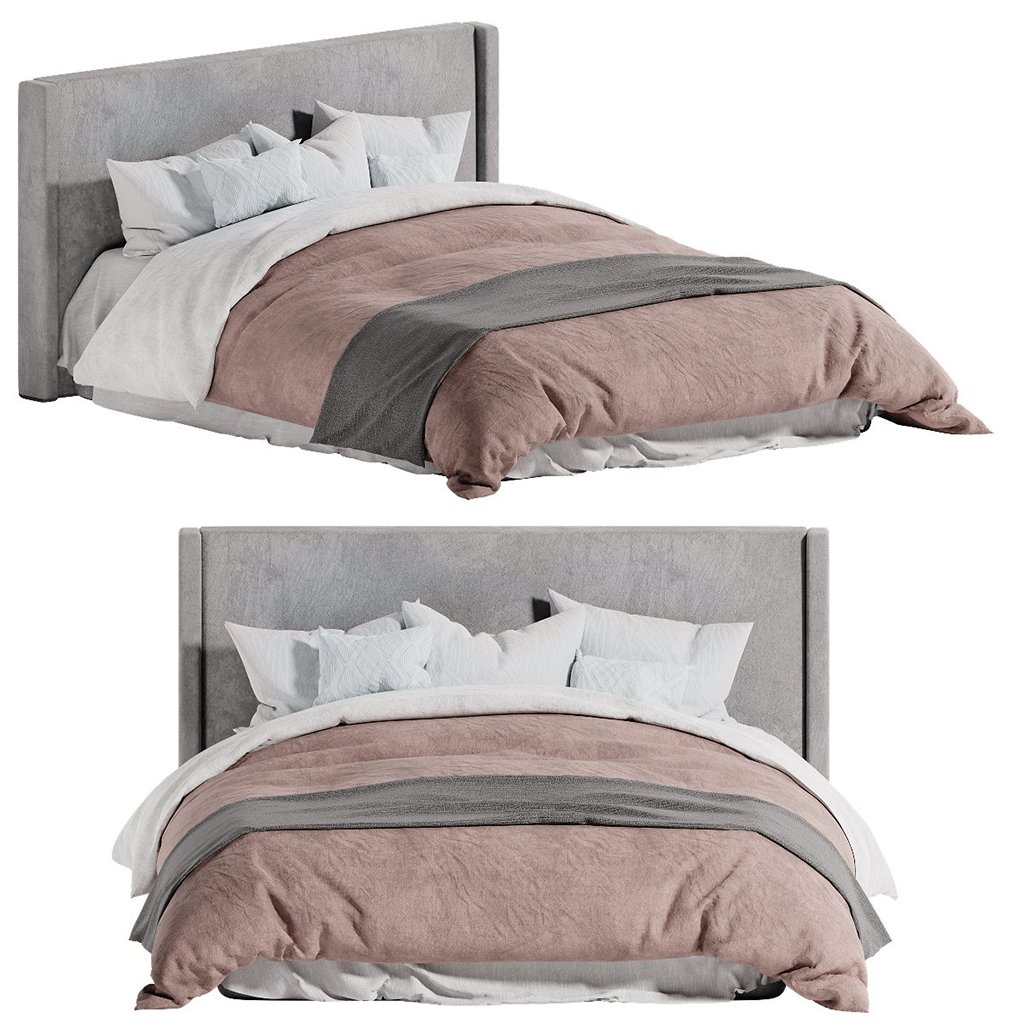 Bed 005 | Beds models | BlenderKit