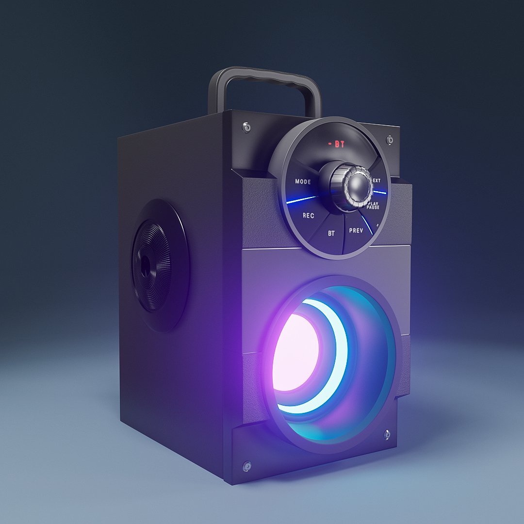 Speaker | FREE 3D Audio Devices models | BlenderKit