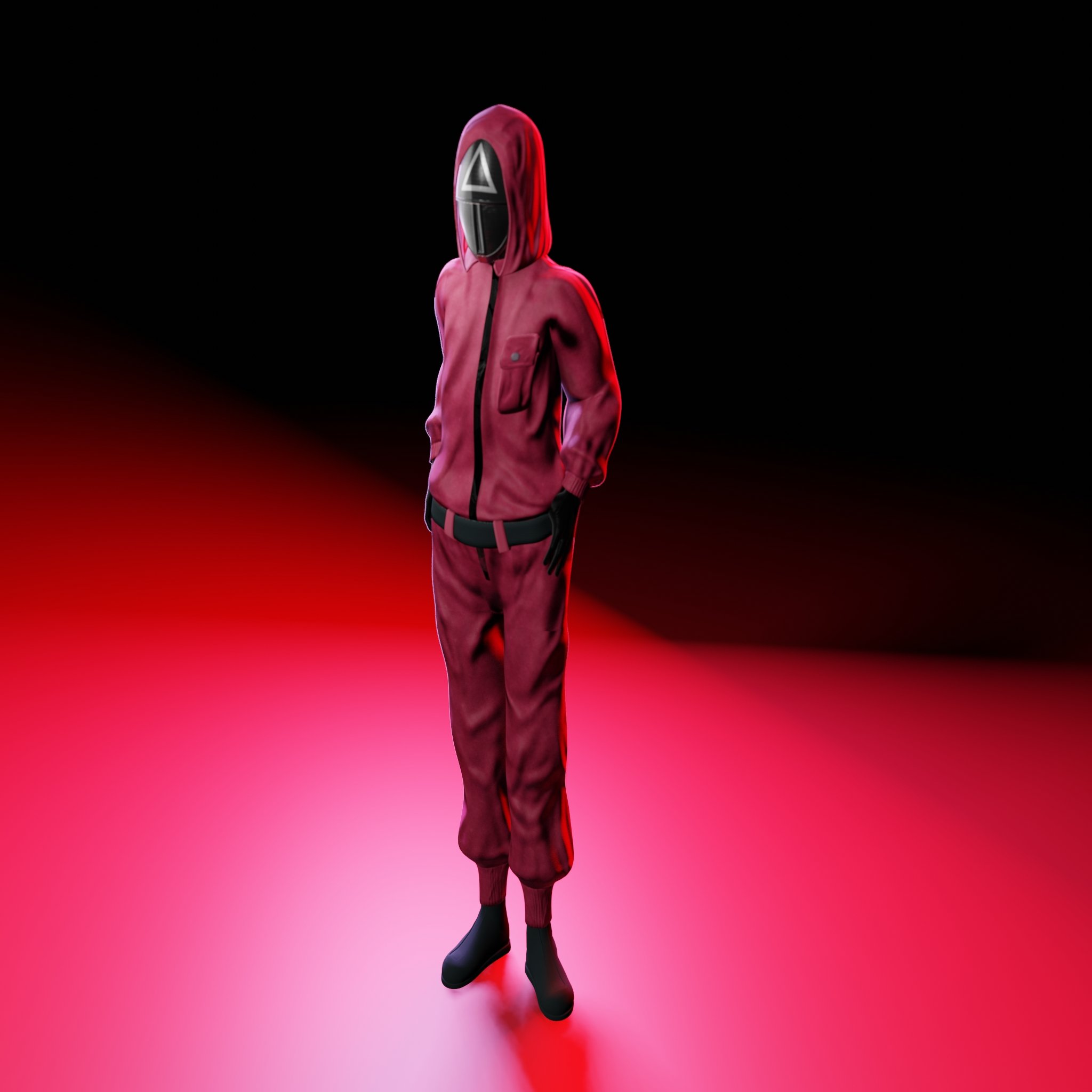 Squid Game soldier | Men models | BlenderKit