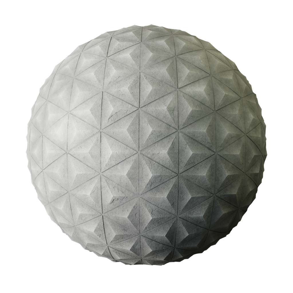 Concrete triagle tiles | FREE tiles materials | BlenderKit