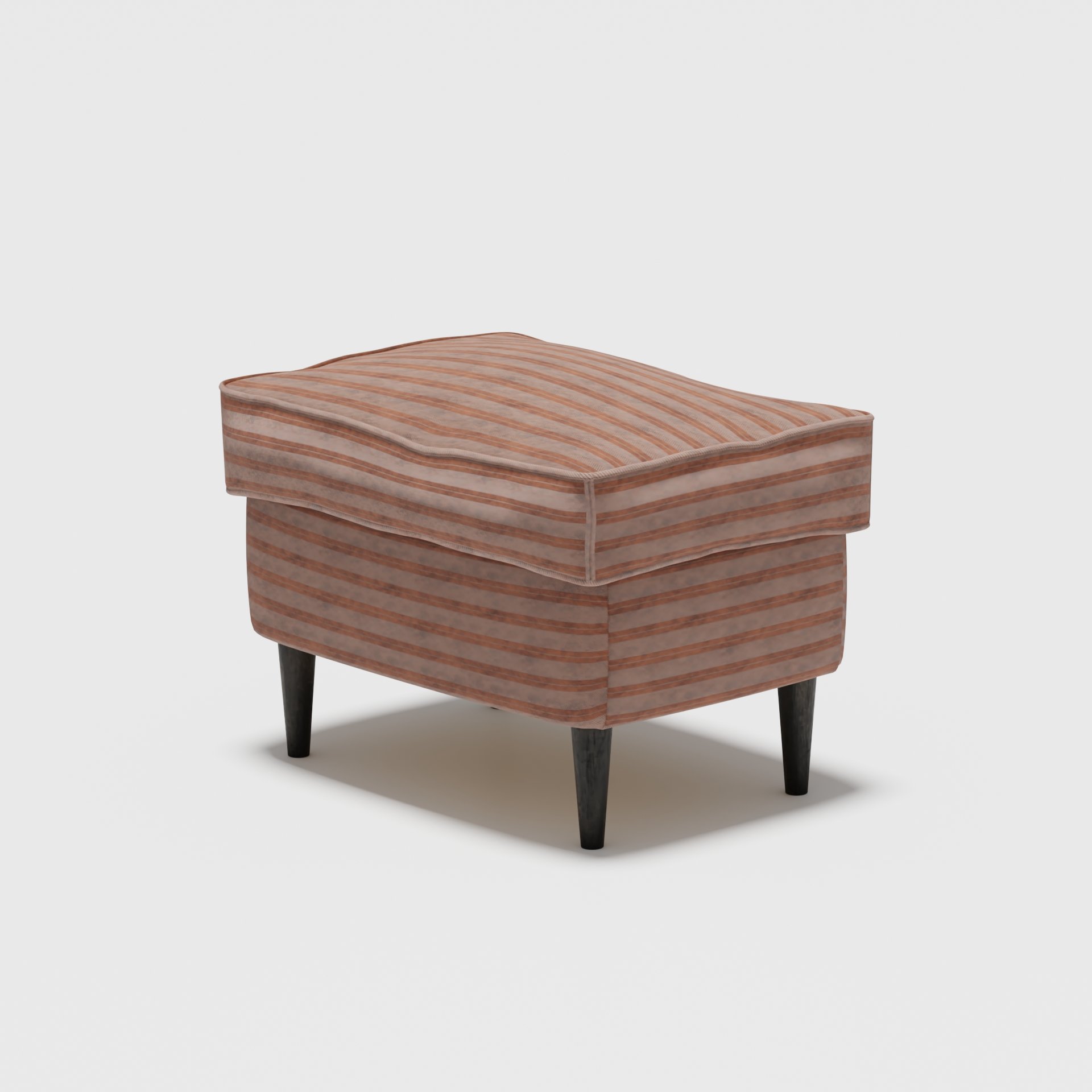 The Ottoman (fabric pattern) | 3D Pouf models | BlenderKit