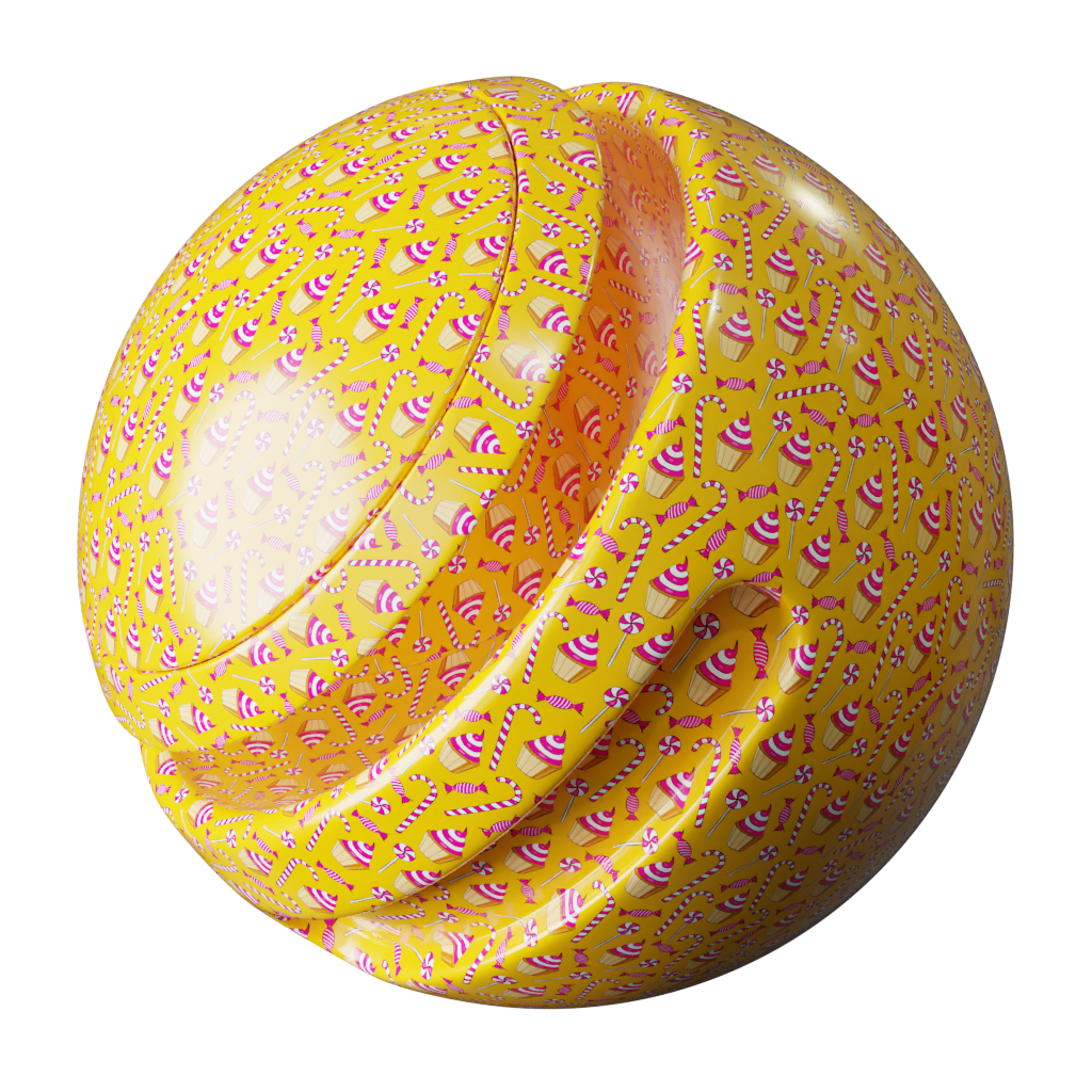 BlenderKit | Download the FREE Candy Wrapping Paper 02 material