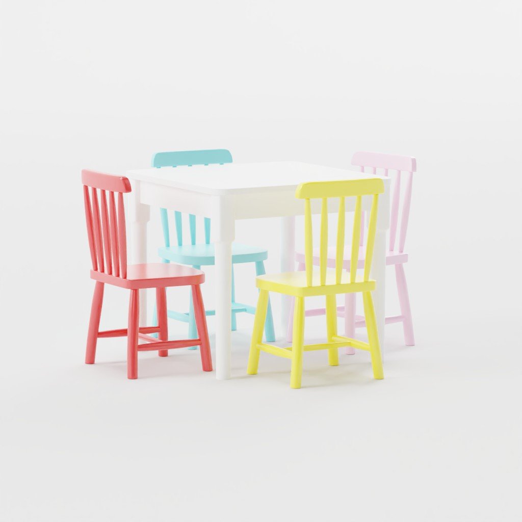 Rocket chair and table for kids | FREE Kids Furniture Sets models ...