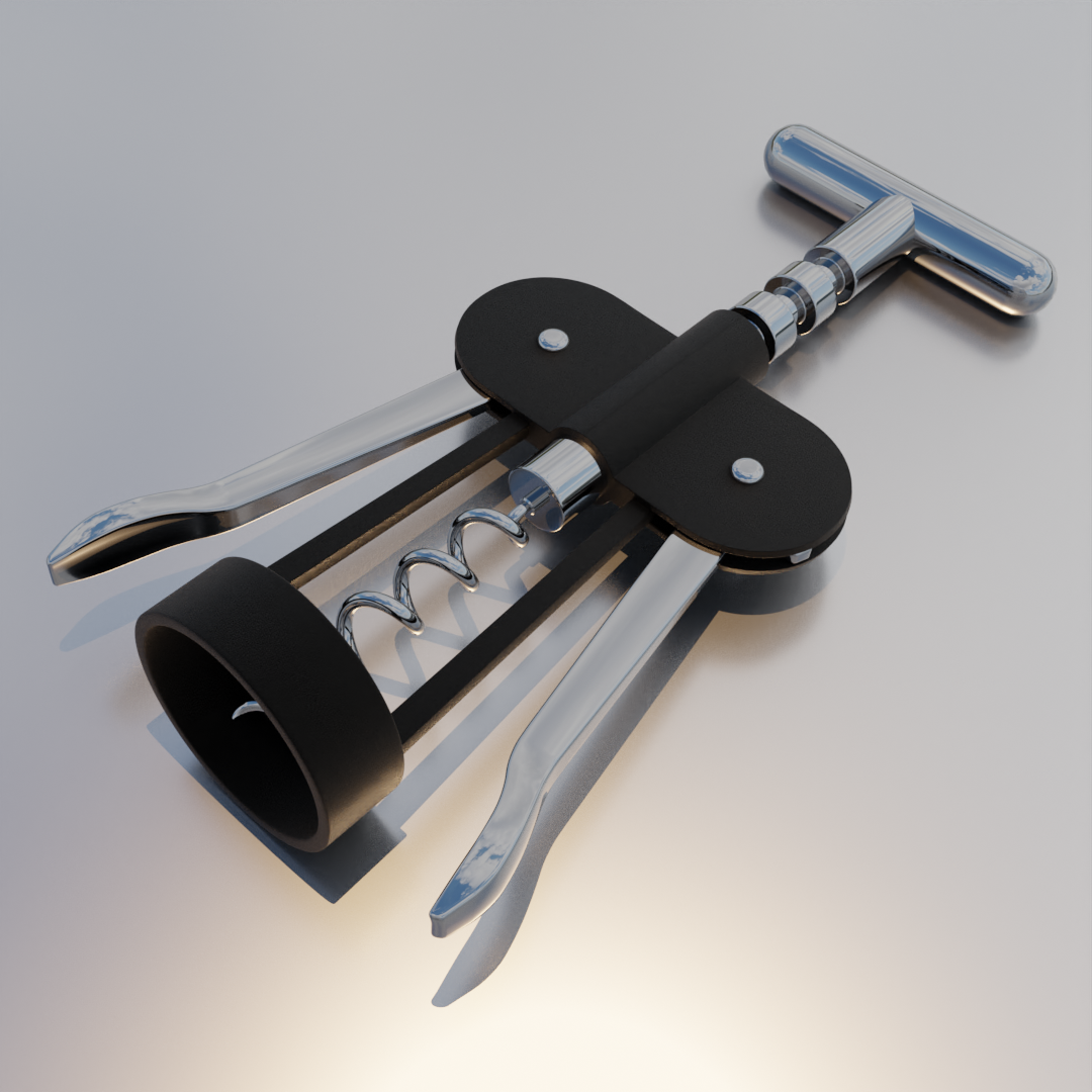 Corkscrew | Kitchen Appliances models | BlenderKit