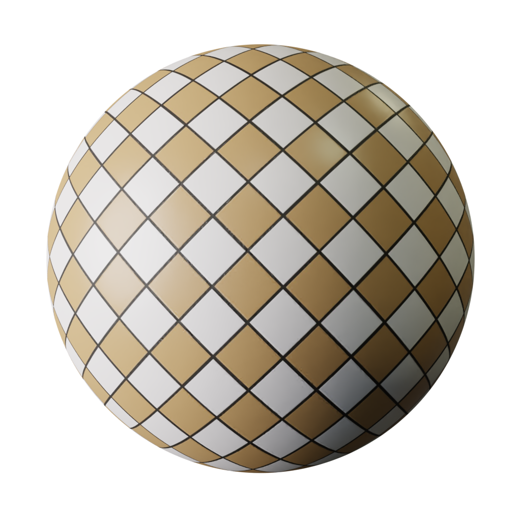 Square Brownish nad white Ceramic tile | FREE tiles materials | BlenderKit