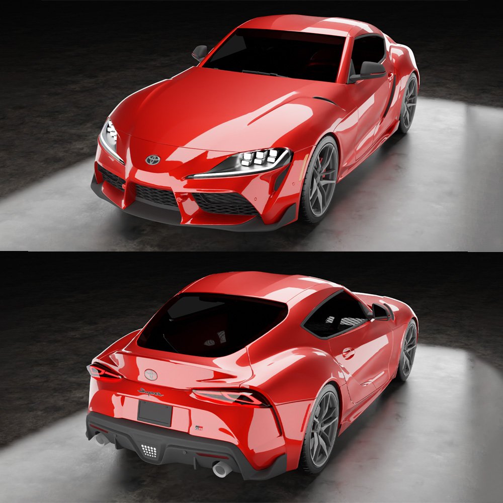Toyota Supra | FREE Modern Cars models | BlenderKit