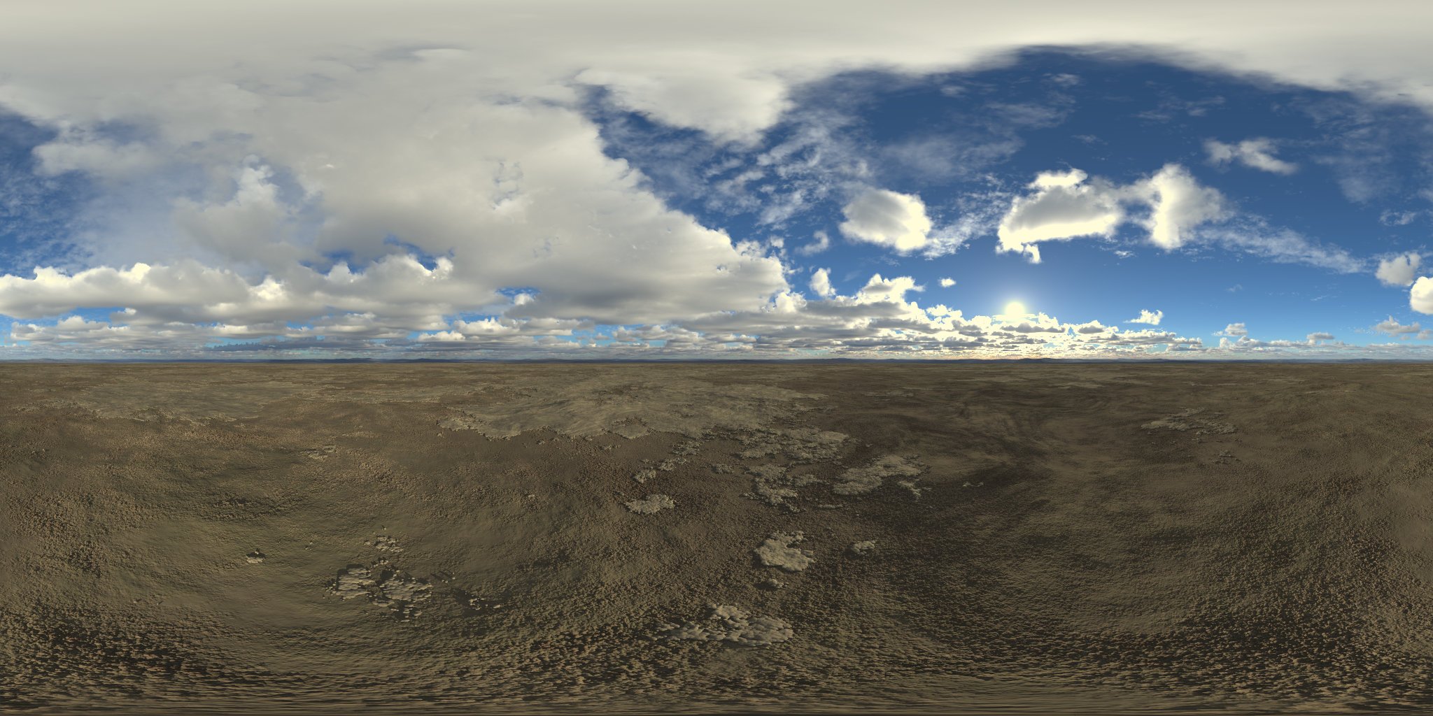 Low Sun Long Shadows Skydome | FREE Nature HDRis | BlenderKit