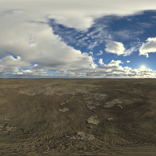 Sunset with clouds HDRI | FREE 3D Nature HDRs | BlenderKit