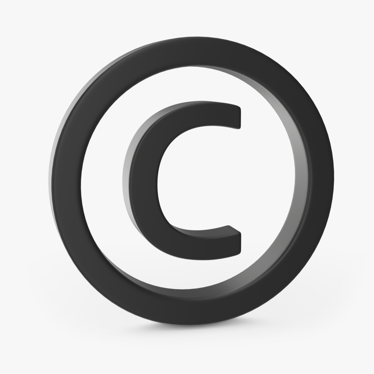 Copyright Symbol | Signs models | BlenderKit