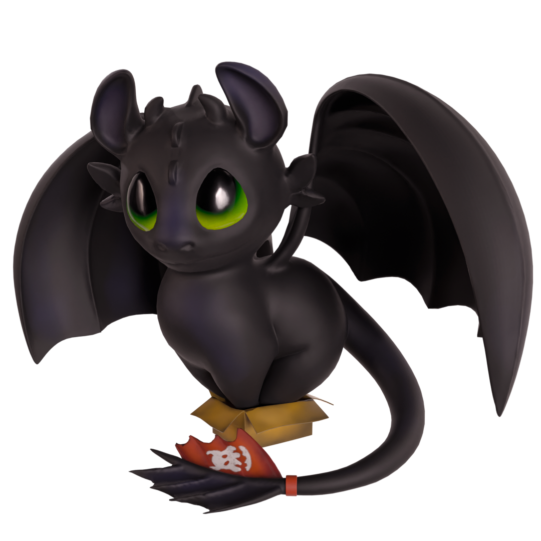 Toothless | Reptiles models | BlenderKit