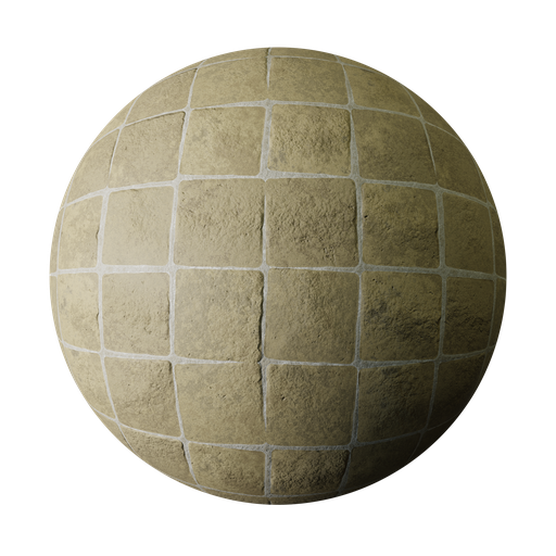 Round Square Floor Tiles | FREE floor materials | BlenderKit