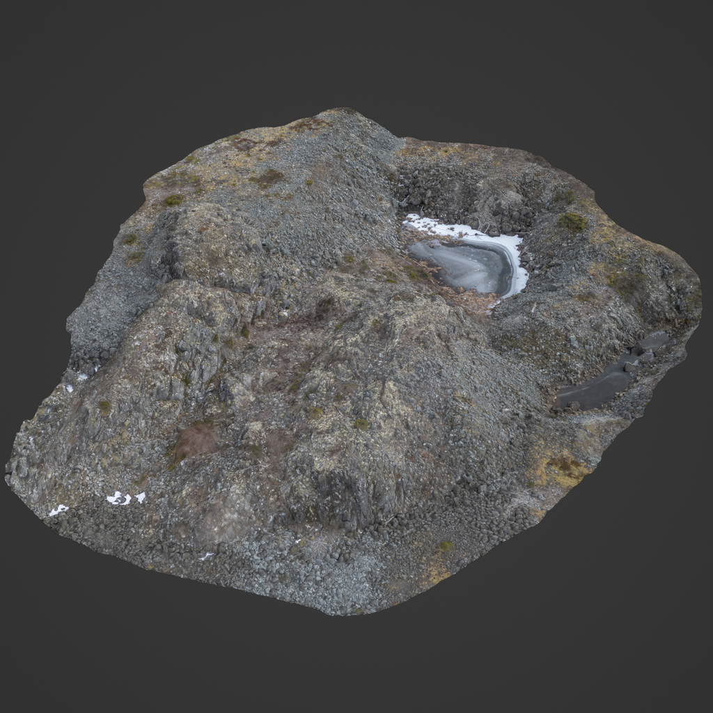 Rocky Terrain Photoscan | Terrains models | BlenderKit