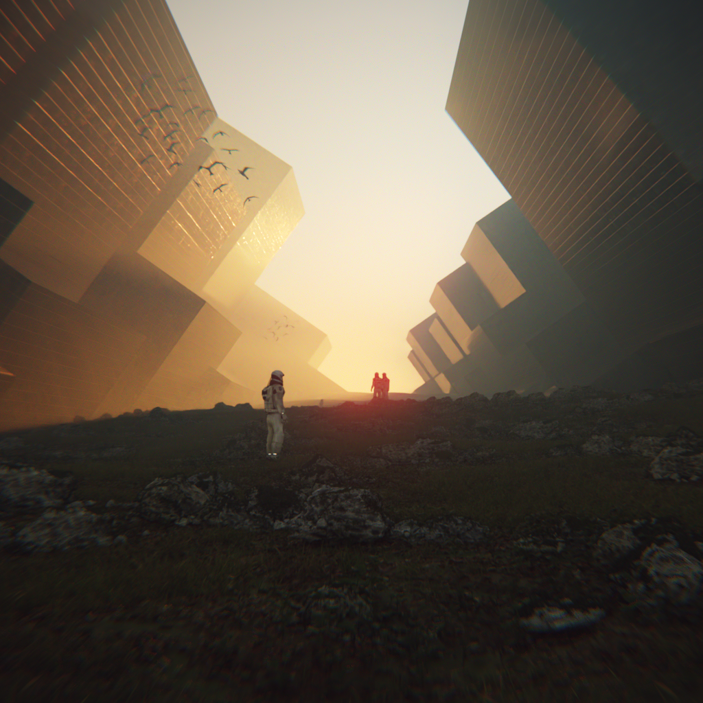 Large scale sci-fi environment | FREE Sci-fi scenes | BlenderKit