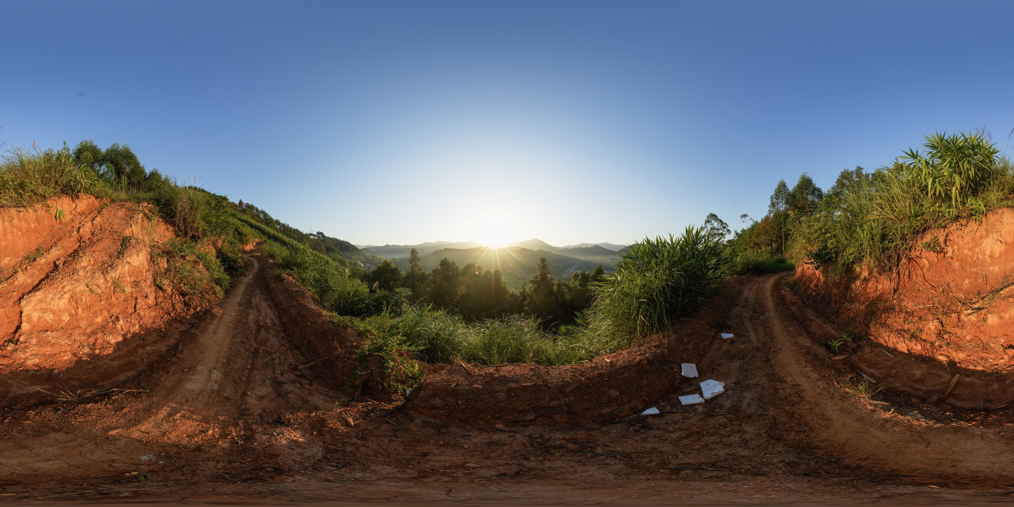 Sunrise on the mountain | Nature HDRis | BlenderKit