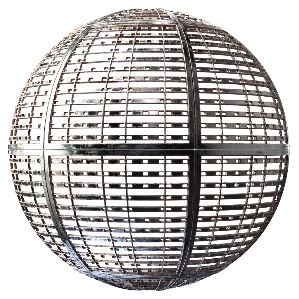 BlenderKit | Download the FREE Metal Grid 01 material