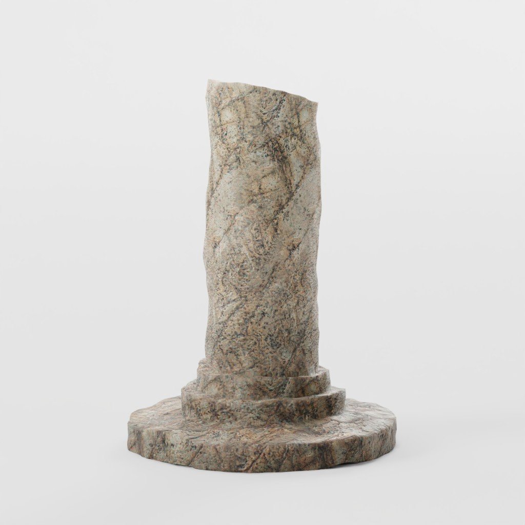 Stone Pillar | Architectural Structures models | BlenderKit