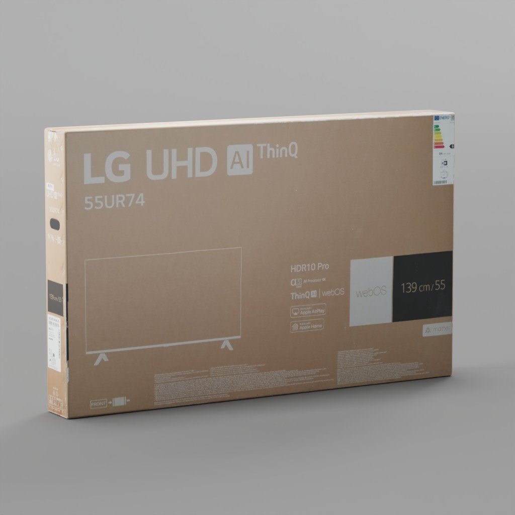 LG cardboard box Package | Miscellaneous models | BlenderKit