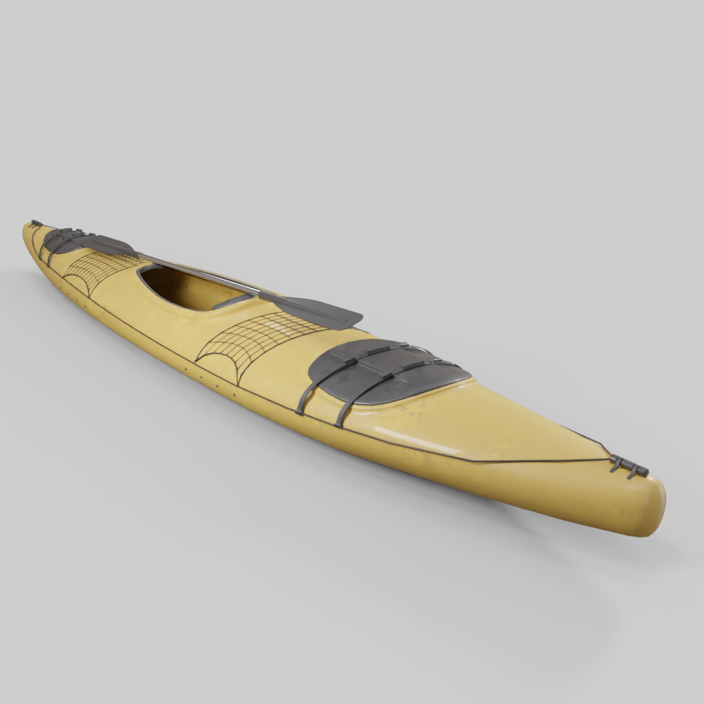 Kayak | Watercraft models | BlenderKit