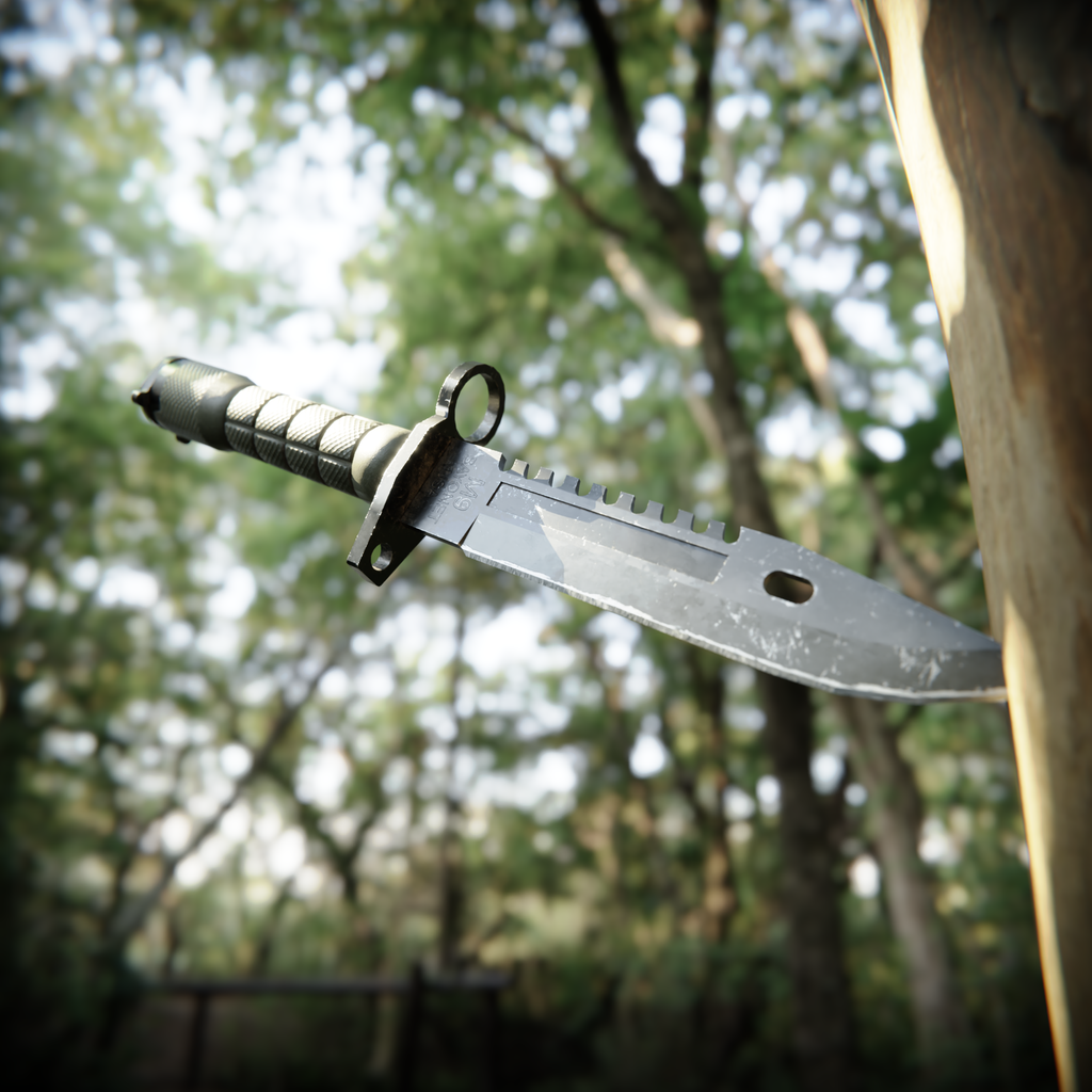 M9 Bayonet | FREE Modern Weapons models | BlenderKit