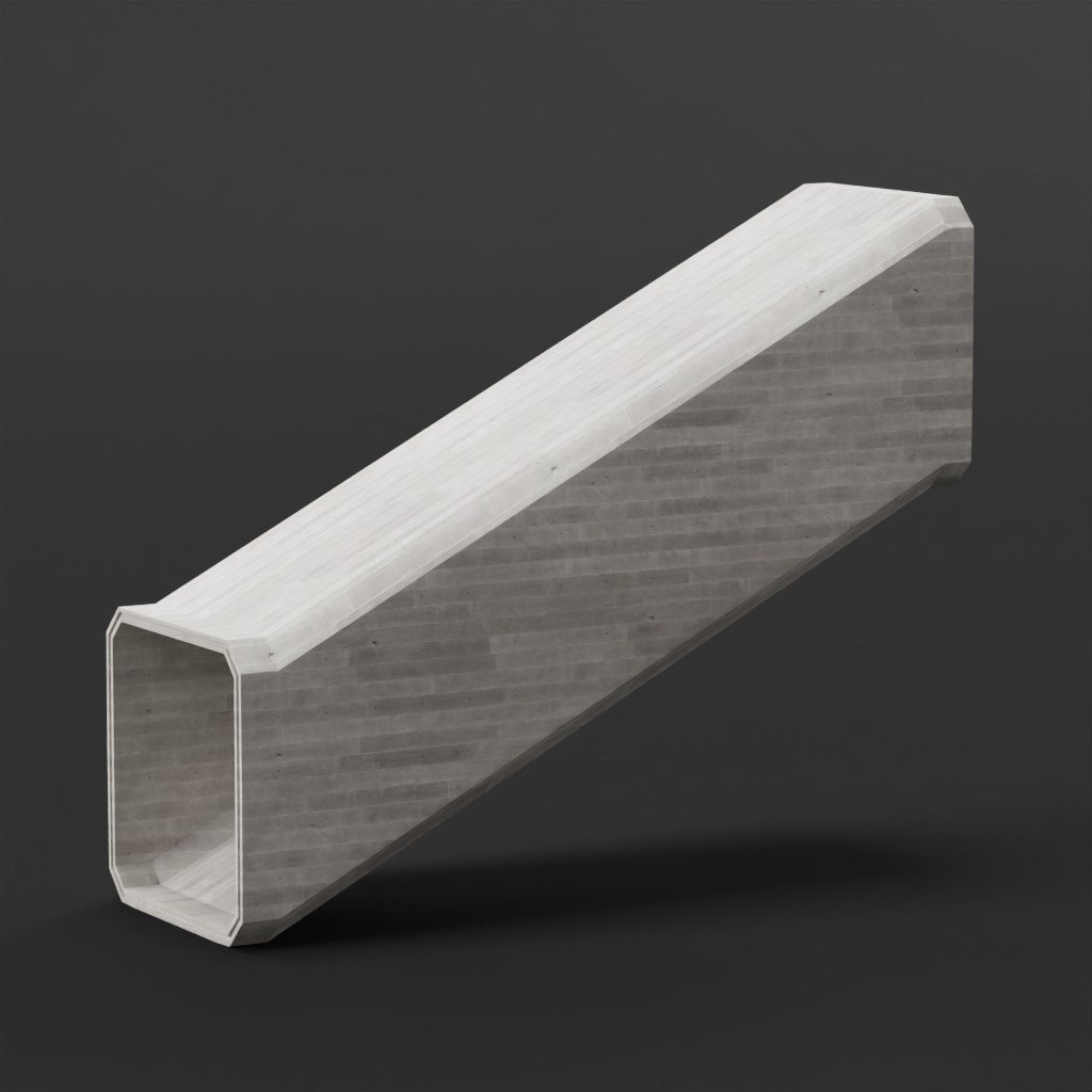 Box Culvert type 06 | Architectural Structures models | BlenderKit