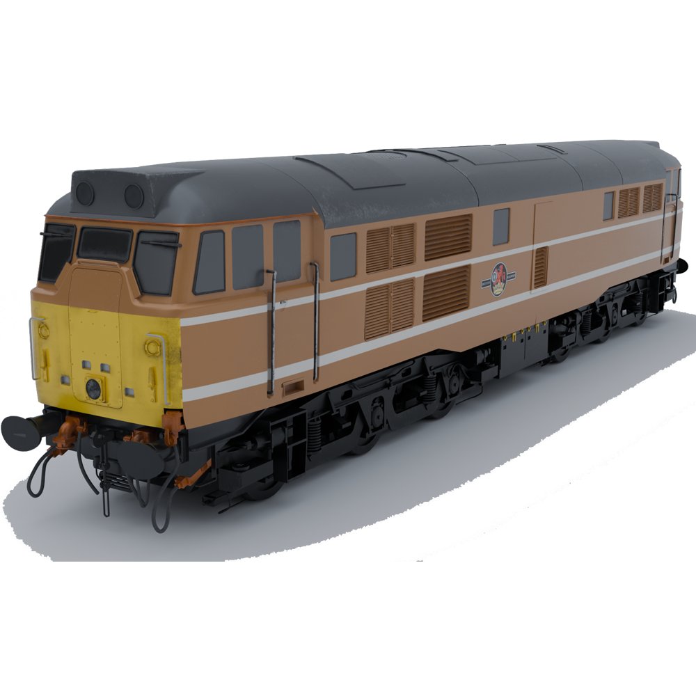 British Rail Class 31 BR Gold | Railed vehicles models | BlenderKit