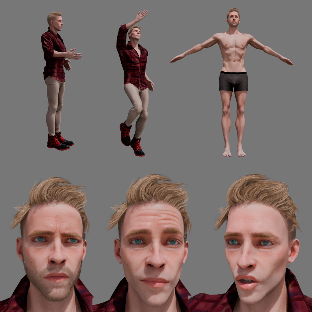 Pit | Full Human Bodies models | BlenderKit