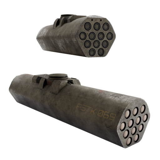 Rocket launcher | Sci-Fi Weapons models | BlenderKit
