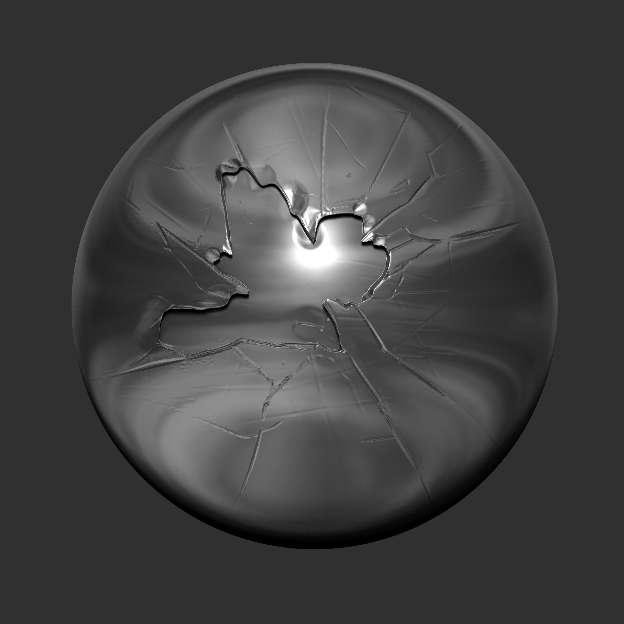 NS Glass Damages Large Hit Sharp | glass brushes | BlenderKit