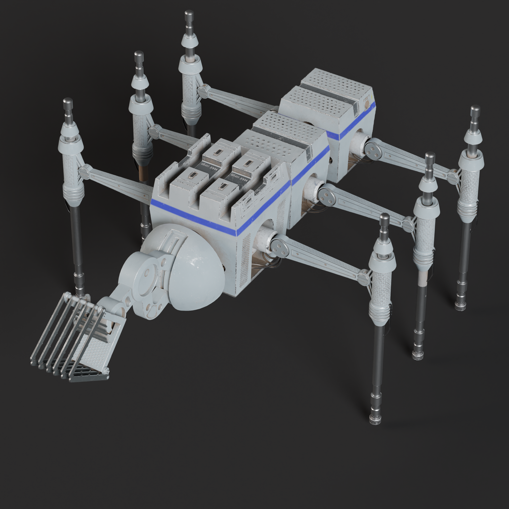 Star Wars industrial robot | FREE Robotics models | BlenderKit