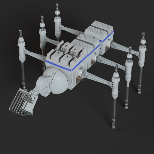 Star Wars industrial robot | FREE Robotics models | BlenderKit