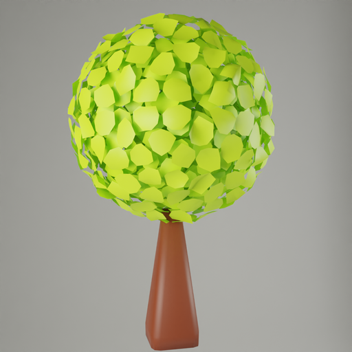 Round Top Tree | Trees models | BlenderKit