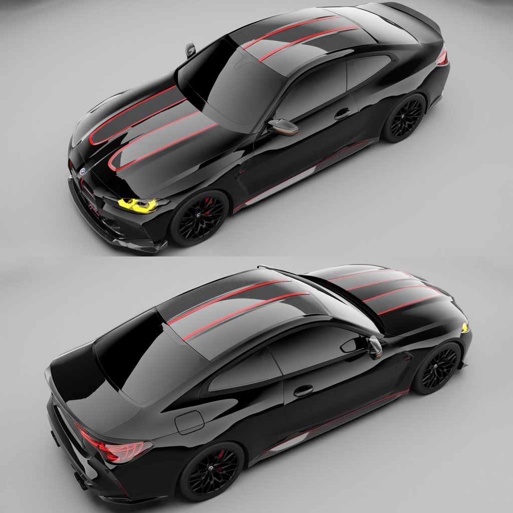 BlenderKit | Download the Bmw m4 cls 2023 model