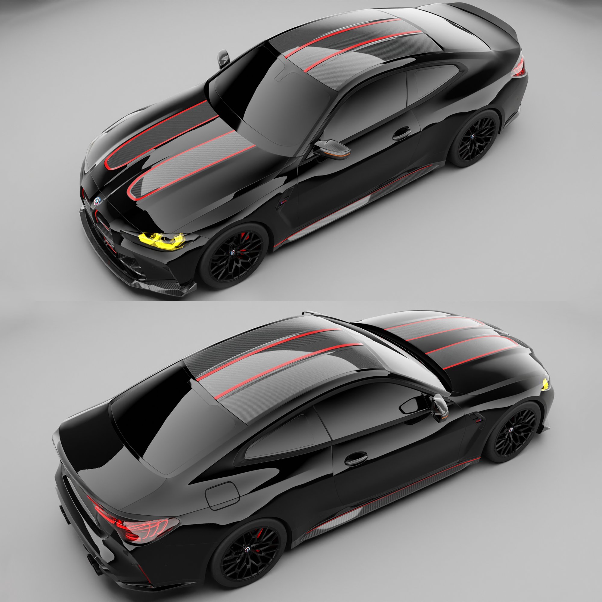 Bmw m4 cls 2023 | Modern Cars models | BlenderKit