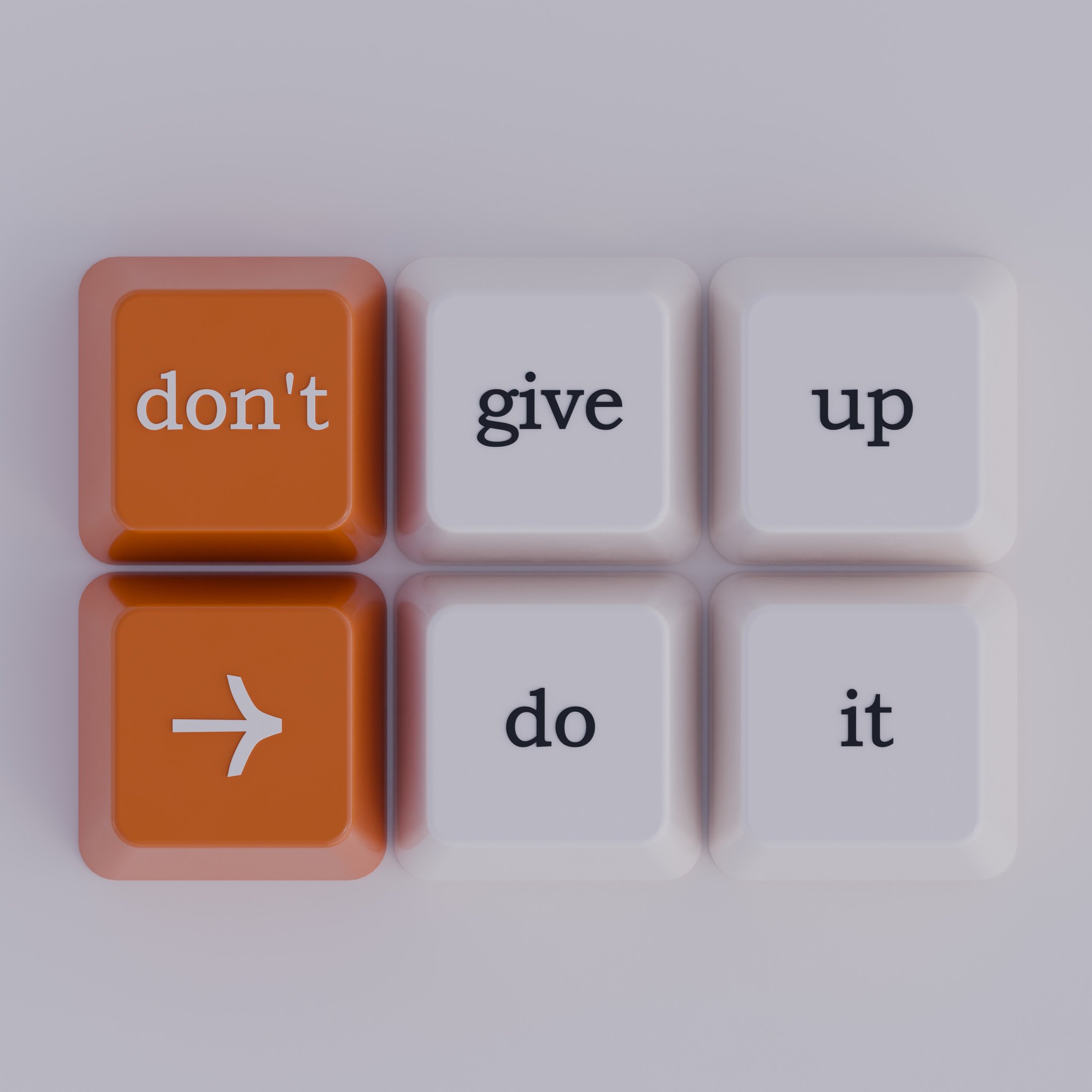 Motivational Keyboard | FREE Typography scenes | BlenderKit