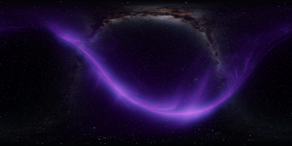 Energy Field in Deep Space | Futuristic Environments HDRis | BlenderKit